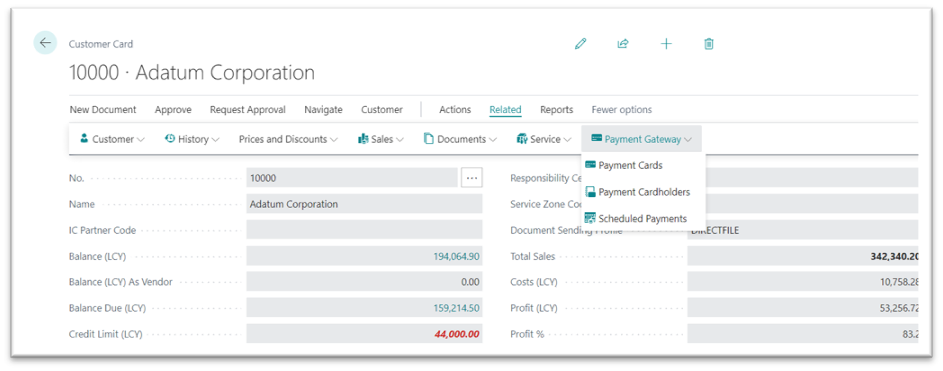 Clever Dynamics - Customer Card
